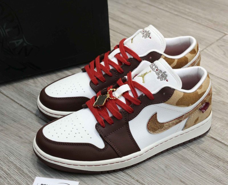 Giày Nike Air Jordan 1 Low SE CNY ‘Sail Chocolate’ Best Quality - Roll ...