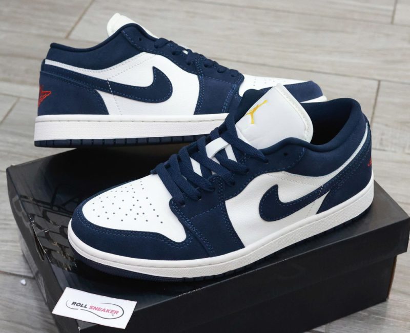 Giày Nike Air Jordan 1 Low ‘Obsidian Suede’ Best Quality - Roll Sneaker